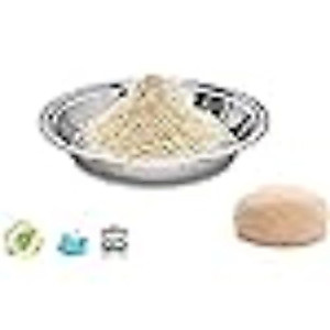 Stainless Steel Parant Dough Mixer With 5Liter Patila Give A Perfect Look To Your Utensils Set (Pack of 1 Parat + Patila)