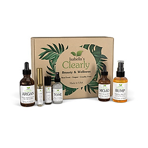 Isabella's Clearly MAMA Gift Set for Mom, New Mom Gift Set, After Birth Self Care, Natural Skin Care Box, Gift Idea for Baby Shower, Pregnancy, Birthday, Mother's Day