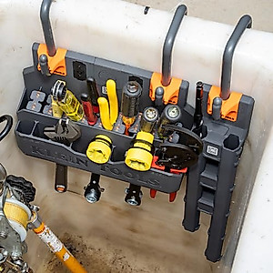 Klein Tools BC507S Auger Bit Storage Module, Fits 12-Inch, 18-Inch, 24-Inch Auger Bits, Optional S-Hooks Secure Module to Aerial Buckets