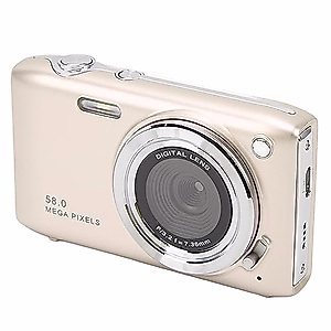 Digital Camera, 16X 58M 4K Digital Video Camera for Daily Use (Gold)