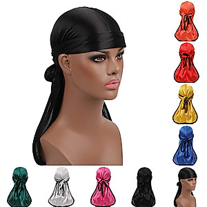 FRAKYEN Turbans Non Slip Hijab Undercap Underscarf Sleeping Hat Women Muslim Milk Silk Two- Nail Beads Braid Turban Hat Coffee