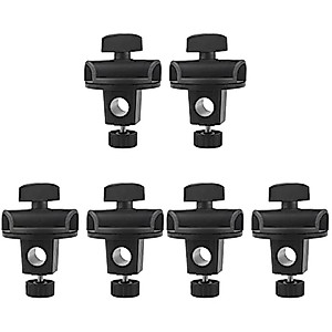 ERINGOGO 6 pcs camera desk mount wireless mic holder Multifunctional Buckles tabletop mic stand Mic Arm Clamps boom arm Photography Mic Stand Accessories sax mic clip Telephone tripod abs
