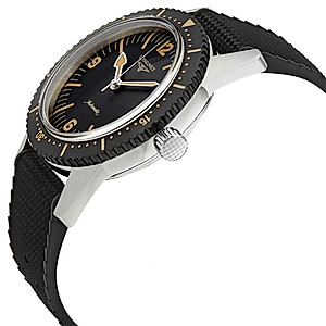 Longines Heritage Automatic Black Dial Men's Watch L2.822.4.56.9