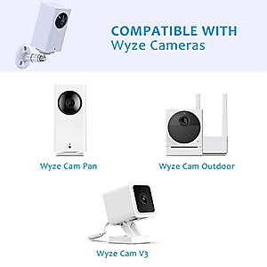 Wall Mount Bracket for Ring Stick Up Cam,Arlo Camera,Wyze Camera,Surveillance Camera System -3PACK