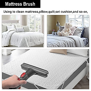 Replacement Attachments Tools Kit for Dyson V6 DC24 DC33 DC35 DC39 DC44 DC58 DC59 DC62 DC74, Dyson Cordless Vacuum Accessories (4 Pcs Set Brush Kit)