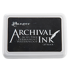 Ranger, Archival Ink Pad, 0, Jet Black (789541031468)