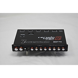 Cerwin Vega EQ770 7-Band Parametric Equalizer with Auxiliary Input