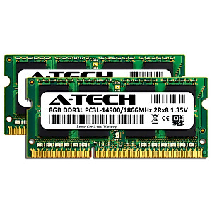 A-Tech 16GB (2x8GB) RAM for Apple iMac Late 2015 27 inch Retina 5K | DDR3L 1866MHz / 1867MHz PC3L-14900 1.35V 204-Pin SODIMM Memory Upgrade Kit