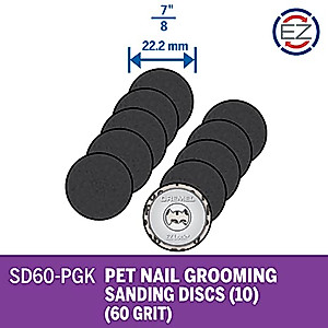 Dremel SD60-PGK EZ Lock Pet Nail Grooming Sanding Discs