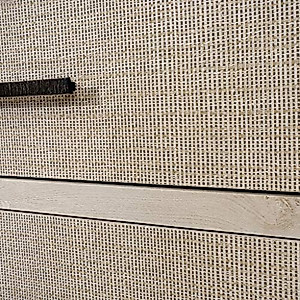 Sauder Pacific View Dresser, L: 55.827" x H: 17.48" x W: 34.567", Chalked Chestnut Finish