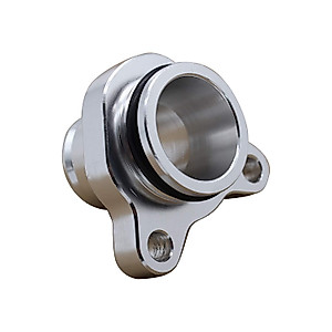 TAKPART Aluminum Water Hose Fitting Replacement 11537541992 11537544638 Compatible for BMW 2006-2010 325i, 330i, 525i, 525xi, 528i, 528xi, 530i, 530xi N54 N20