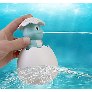 Easter Eggs Basket Stuffers,Baby Bath Toys For Toddlers 1-3 Old Years Baby,Sensory Toys Kids Bathtub Toys Hatching Swimming Pool Bath Toy Gifts For Infants & Boys & Girls Bithday Water Gun (DinoSaur)