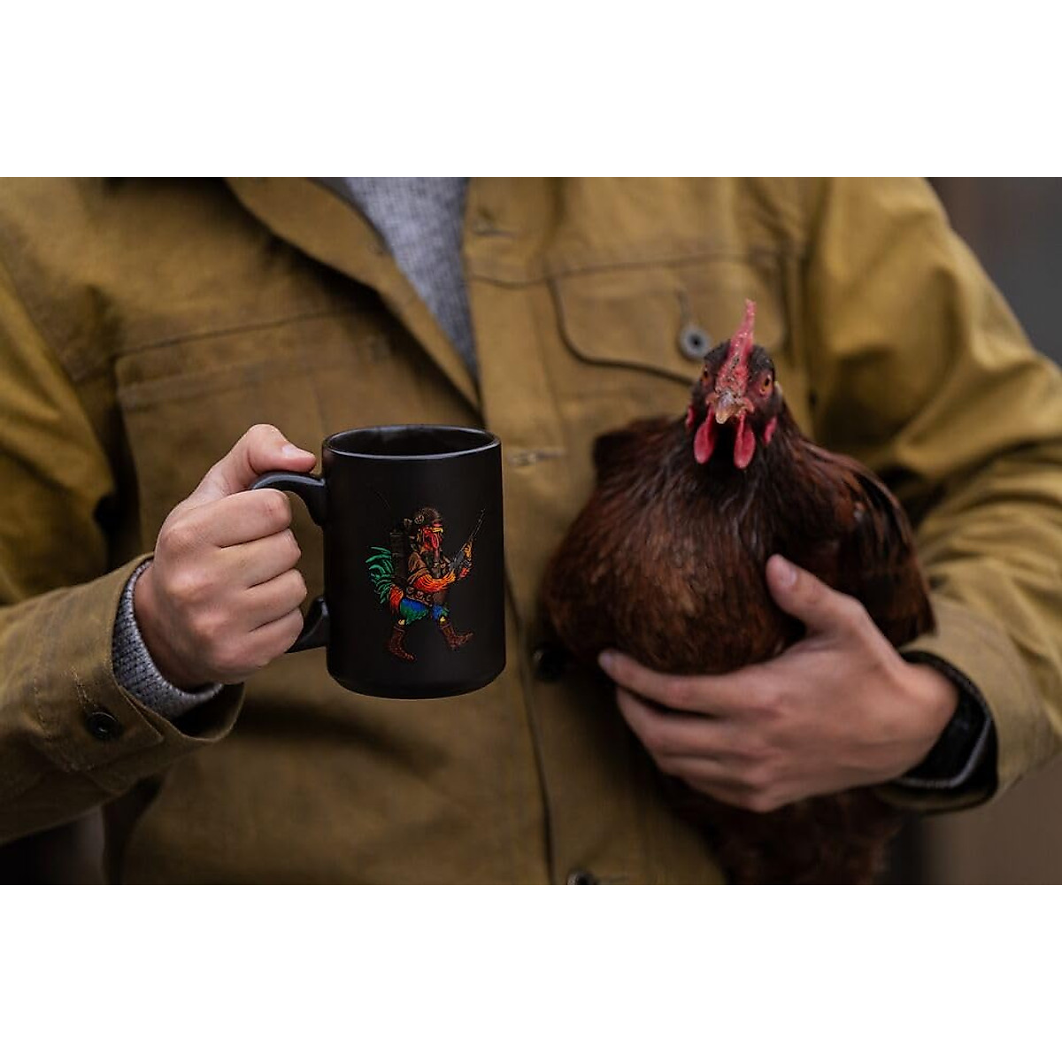 Black Rifle Coffee Tacticock Coffee Mug, Holds 14 OZ