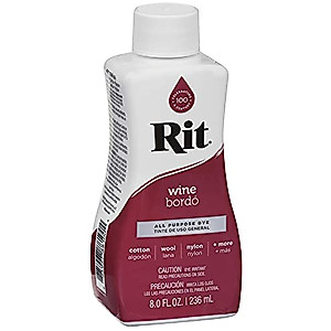 Rit All-Purpose Liquid Dye, Wine 8 Fl Oz