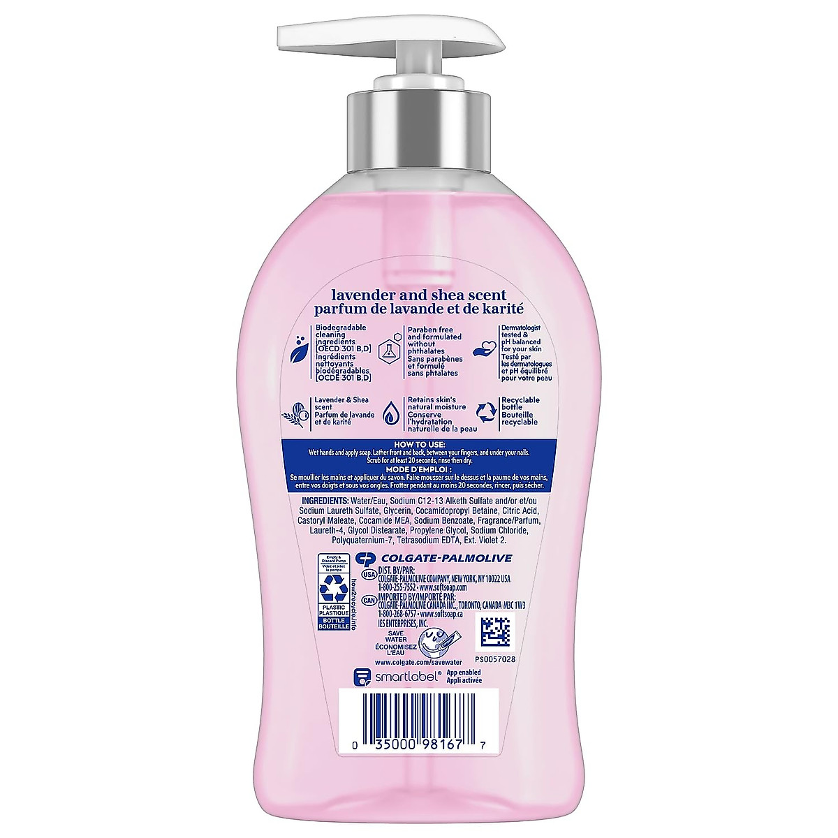 Softsoap Deeply Moisturizing Liquid Hand Soap, Shea Butter, Lavender, 11.25 Fl Oz