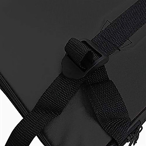 Waterproof Art/Craft Supplies Storage Tote Bag Artist Travel Portfolio Carrying Bag Case Painting Box Large Messenger Bag for Painting Brushes Pencils Palette Paints Sketchbook (Black(Child))