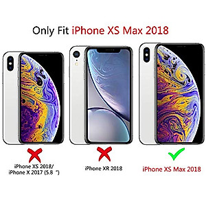 Ownest Compatible for iPhone Xs Max Case for Soft Liquid Silicone Gold Heart Pattern Slim Protective Shockproof Case for Women Girls for iPhone Xs Max Case-Brown