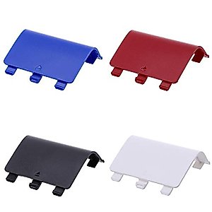Battery Cover Shell Lid Back Case Replacement for Xbox One Controller (Red)