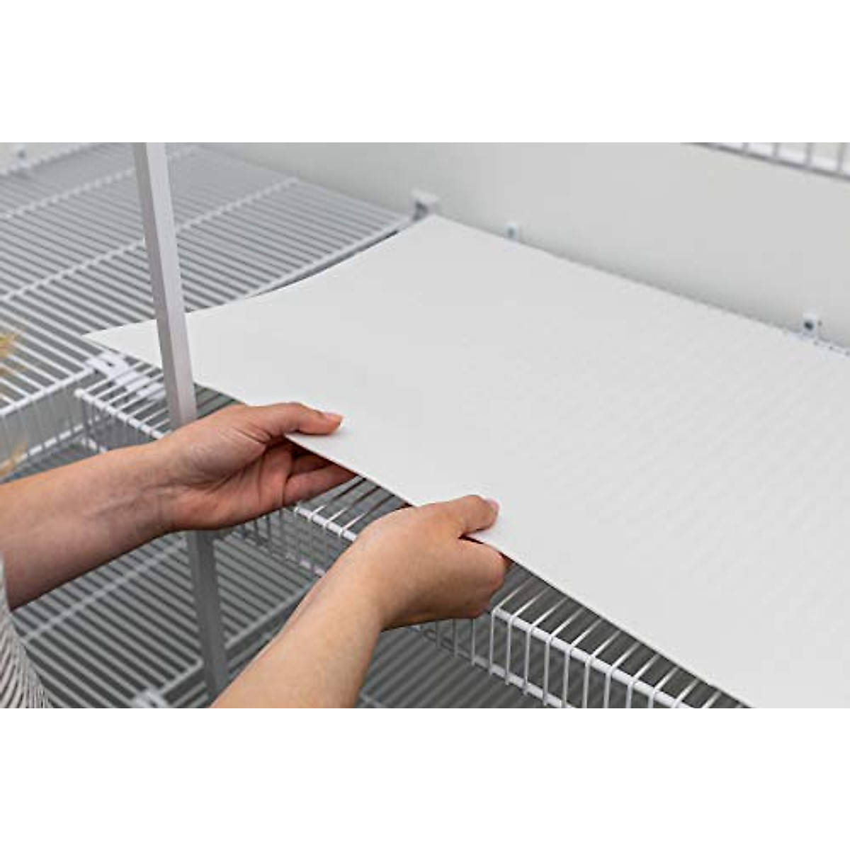 Duck Smooth Top Easy Liner Shelf Liner, 12 Inch x 10 Feet (6 Rolls), White & Duck - 281875 Non-Adhesive Shelf Liner Solid Grip EasyLiner, 20-inch x 22 Feet, White