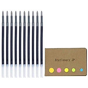 Pilot Acroball Advanced Ink Refill for Acroball Retractable Ballpoint Pens, Fine Point 0.7mm, Blue Ink, 10-pack, Sticky Notes Value Set