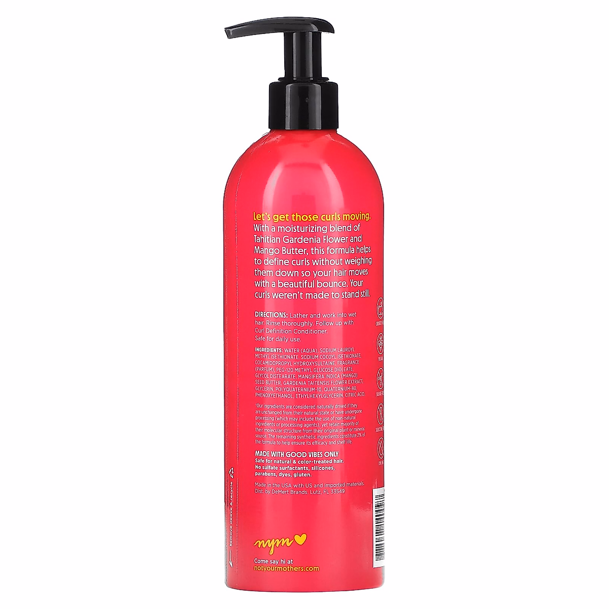 Not Your Mother's Naturals Tahitian Gardenia Flower & Mango Butter Curl Defining Shampoo 16 Fl oz