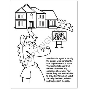 ZoCo - When I Move - Coloring Books (50 Bulk Pack, Without Crayons) - Real Estate Agent Gifts - Realtor Supplies - Games, Puzzles, Activities for Kids