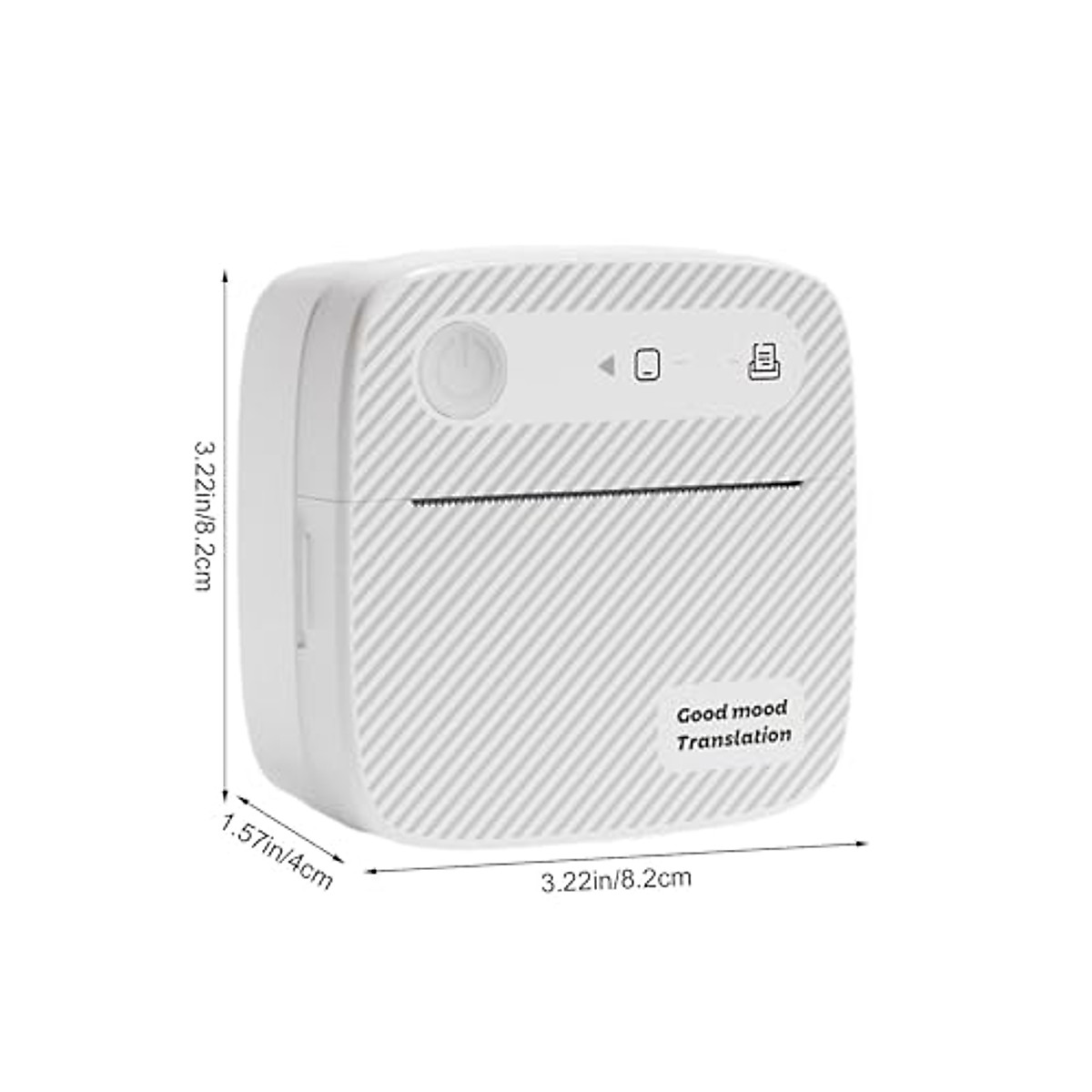 Bluetooth Thermal Shipping Label Printer, Portable Wireless Thermal Printer, Photo Sticker Printer, Support multiple devices, Portable Printers for Storage, School, Office, Home Use, Print Size 2.24in