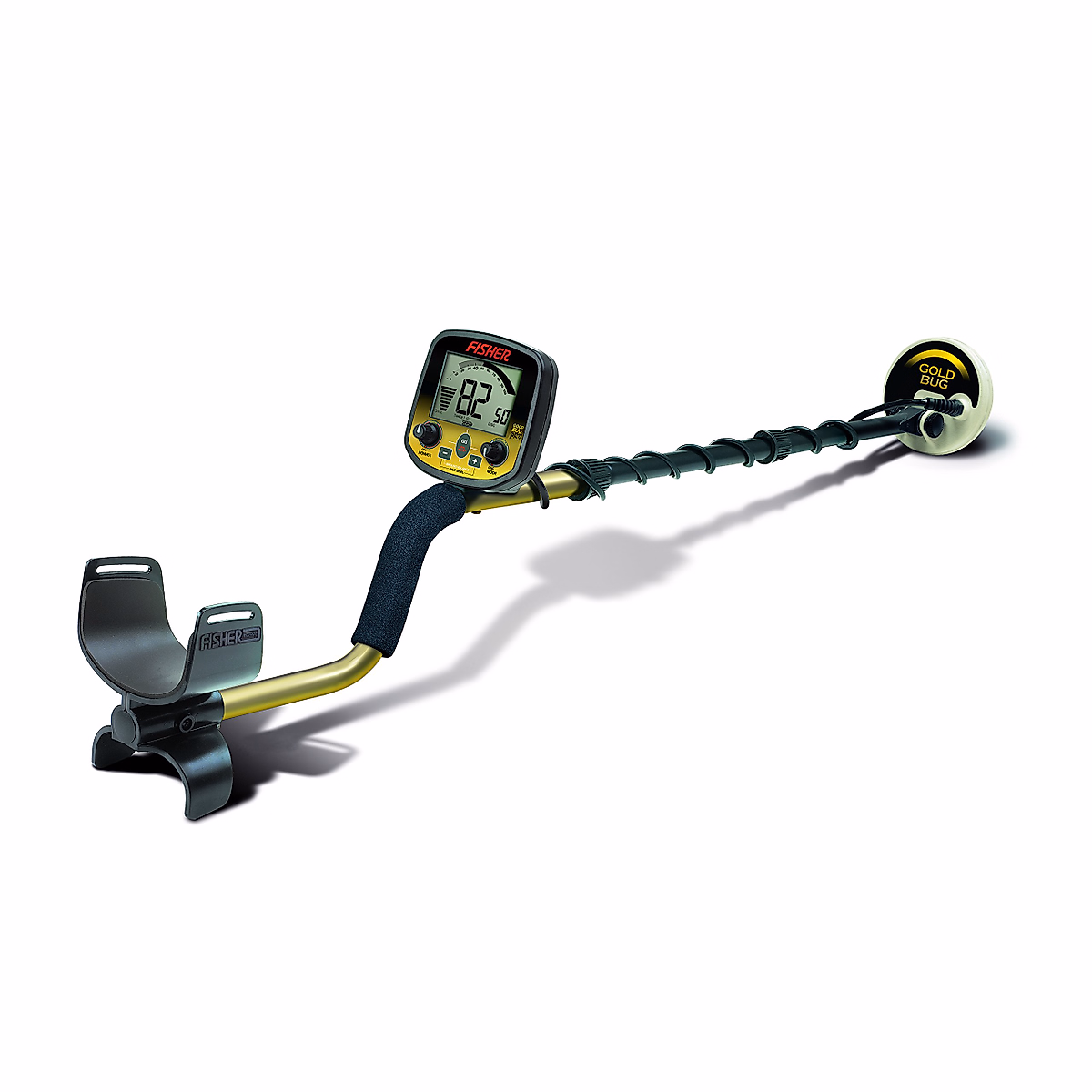 Fisher Labs Gold Bug Pro Metal Detector, Black (GOLDBUG-PRO) - Finds Small Gold Nuggets, Variable Breakpoint Tone Discrimination, Real-Time Ground Balancing, Lightweight, 19kHz Frequency