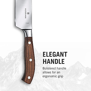 Victorinox Grand Maître Chef's - Ergonomic Knife with Innovative Straight Blade - Handle Wood - 8"