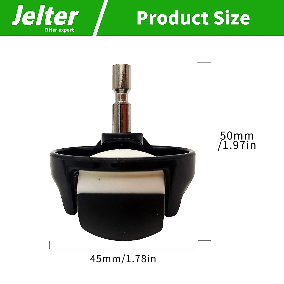 2 pack front wheels compatible with iRobot Roomba front castor wheel 500 600 700 800 900 series i7 e5 e6 series wheels replacement parts