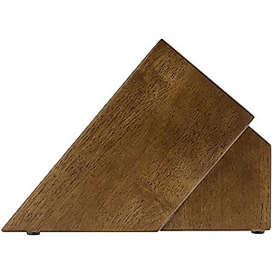 Shun Cutlery 22-Slot Knife Block (Dark), Made from Beautiful Dark-Stained Wood, Authentic, Japanese Universal Knife Block, Knife Holder for Kitchen Counter