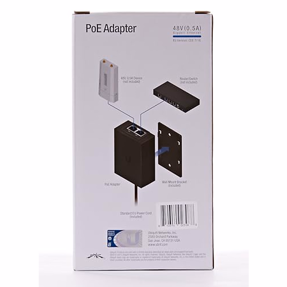 Ubiquiti Networks POE-48-24W-G 48V PoE adapter