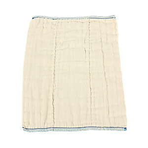 Unbleached Prefold Cloth Diapers by OsoCozy – 100% Cotton, Durable, Soft, Absorbent, Sustainable & Economical - 12"x16", Fits 7-15 Lbs. - (Infant 4x8x4)