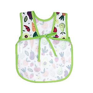 BapronBaby Market Fresh Bapron - No Neck Tie Safer Bib for Baby & Toddler - Soft Waterproof Stain Resistant - Machine Washable - Sz Baby/Toddler 6m-3T
