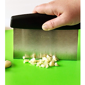 Cestari Bread Knife Bundle 6 inch Advanced Ceramic Knife for Slicing Homemade Bread and Bench Knife for Preparing Dough