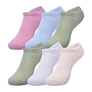 GAP Girls Low Cut Socks, Multi-Pack Kids Socks, Soft & Stretchy, Comfortable, Multi, Medium