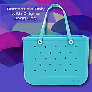 FRESHe BOGLETS - Wallet Holder Organizer Charm Accessory Compatible with Bogg Bags - Keep Wallet Handy with your Tote Bag - Fits Inside of the Bag - Multiple Color Options! (Teal)