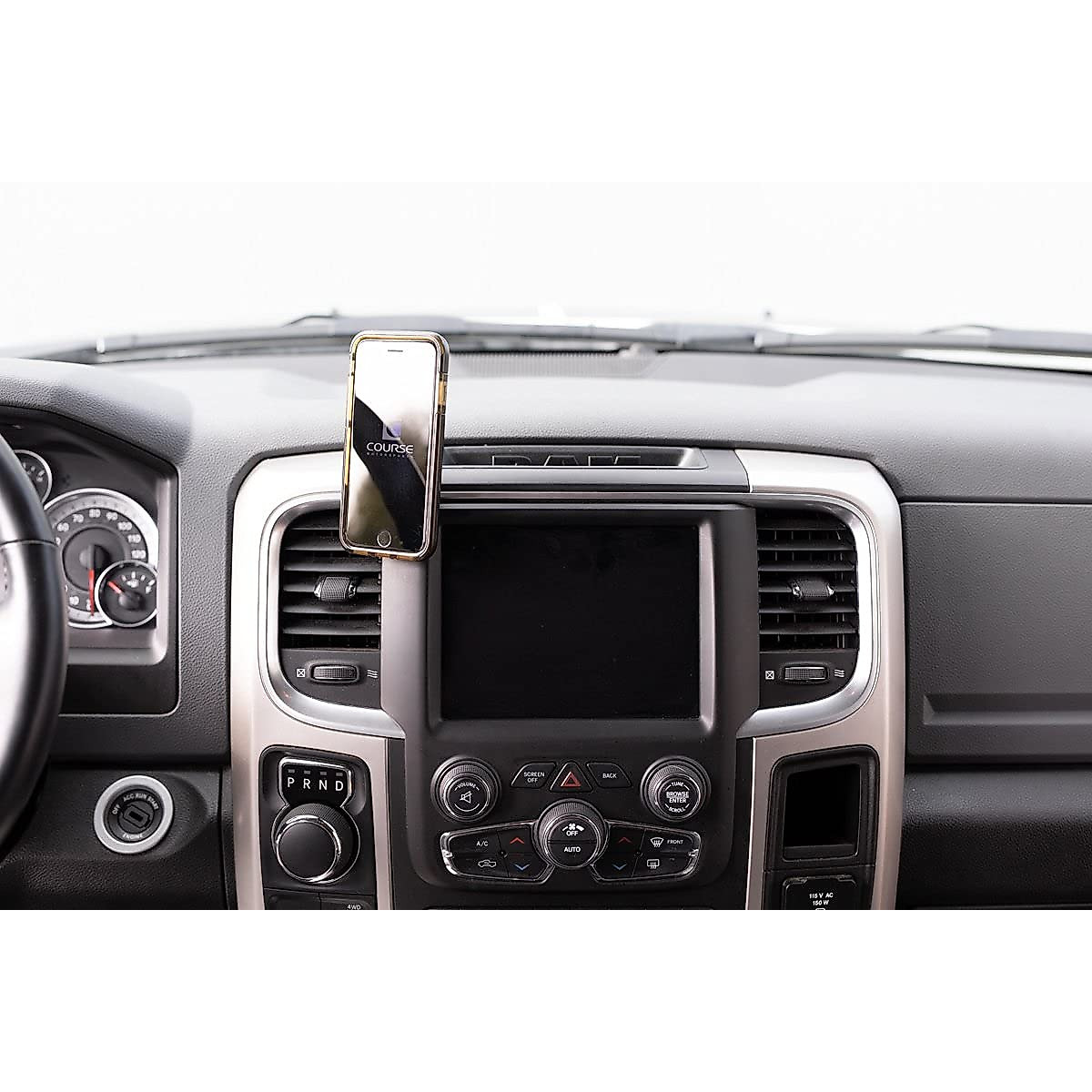 Course Motorsports DirectFit Magnetic Phone Mount and Car Phone Holder for Dodge Ram (Classic Body) - 1500/2500/3500/4500/5500 (2013-2018) Non Charging Magnetic Swivel Head