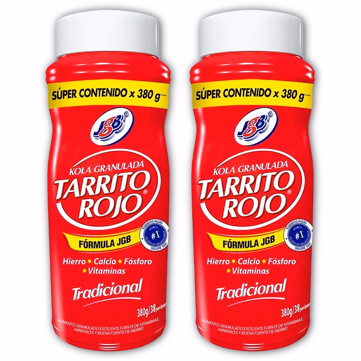 DECA EXPERTS - Kola Granulada Tradicional - pack de 2 Tarrito Rojo de 380 gramos - Suplemento Multivitamínico Sabor Tradicional - Mejorar el bienestar y la nutrición de tu Cuerpo - Despensa Colombiana
