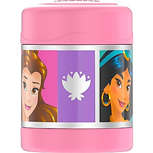 THERMOS FUNTAINER 10 Ounce Stainless Steel Kids Food Jar, Disney Princesses