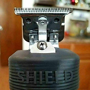 The Shield - Custom Modified Skeleton GTX Grip Cover, Compatible with Andis T-Outliner Modified Skeleton Trimmer (Black)