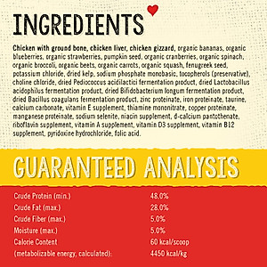 Stella & Chewy's Freeze Dried Raw Cage-Free Chicken Meal Mixers – SuperBlends Dog Food Topper – Grain Free, Protein Rich Recipe – 16 oz Bag