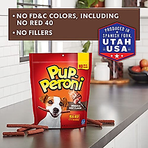 Pup-Peroni Dog Treats, Original Beef Flavor, 22.5 Ounce, Made with Real Beef