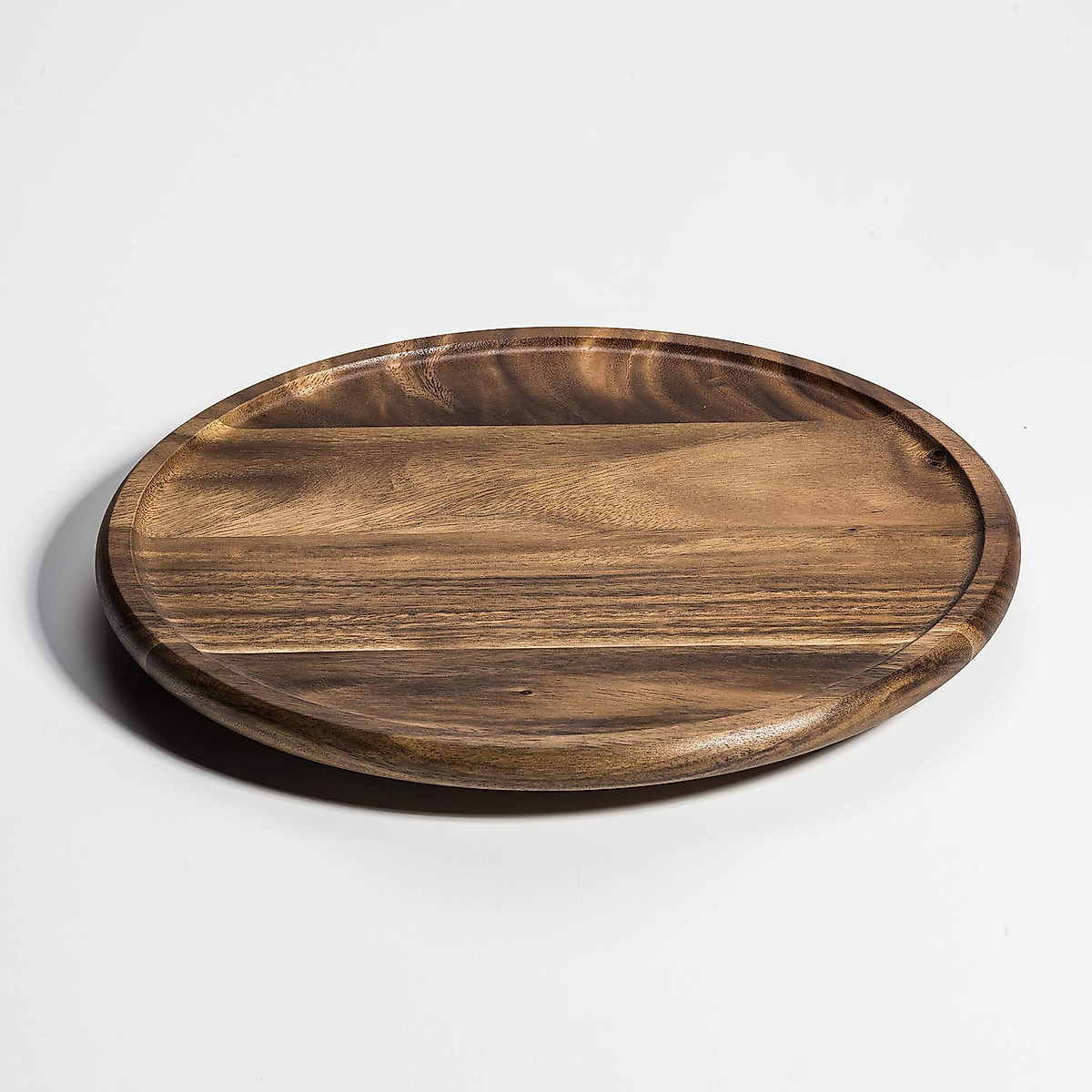 Kalmar Home Acacia Wood 15-Inch Lazy Susan