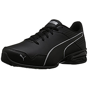 PUMA Mens Super Levitate Cross Trainer, PUMA Mens Black-PUMA Mens Aged Silver, 13