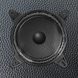 X AUTOHAUX Universal 10 Inch Car Audio Speaker Subwoofer Metal Waffle Grill Cover Protector with Rubber Edge and Clips