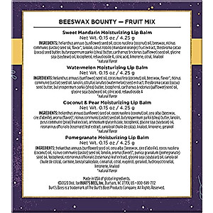 Burt’s Bees Beeswax Fruit Set