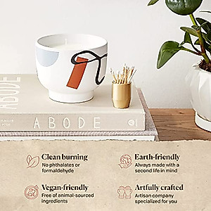 Paddywax Candles Wabi Sabi Collection Scented Candle, 12-Ounce, Amber & Smoke