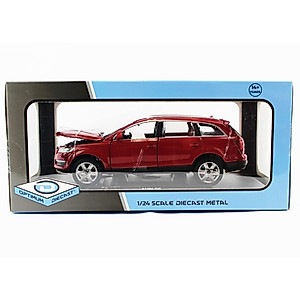 Motor city classics 'Audi Q7 Red 1/24 Diecast Model Car by Optimum Diecast