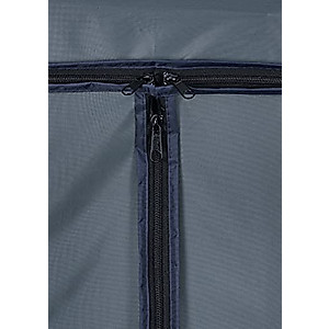 StorageMax Deluxe Rack Cover – Choose Between Rack Covers That fit 36”W x 18”D x 72”H or 48”W x 24”D x 72”H - Heavy Duty Dustproof Storage Rack Cover for Wire Shelving, Boltless Shelving